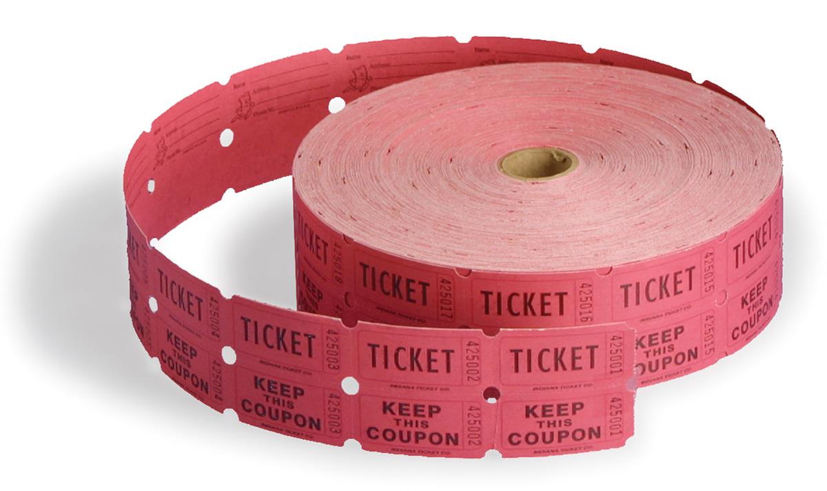 Raffle & Admit One Tickets - Superior Equipment & Supply